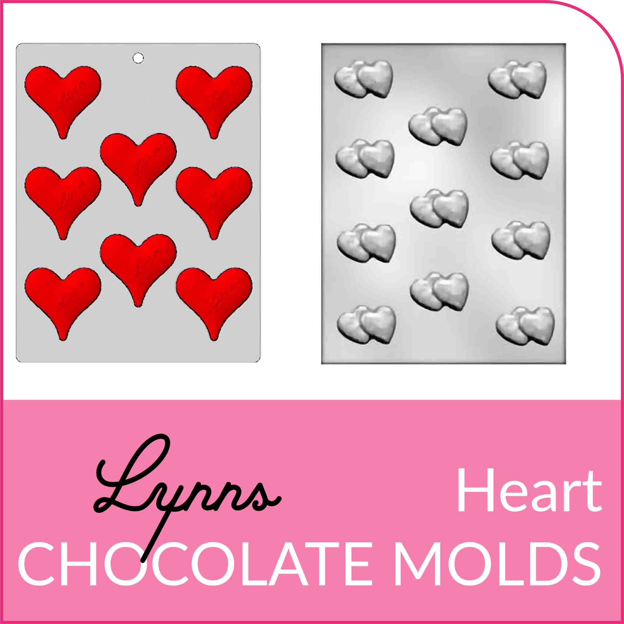 Heart Shaped Chocolate Molds – Lynn's Cake, Candy & Chocolate Supplies