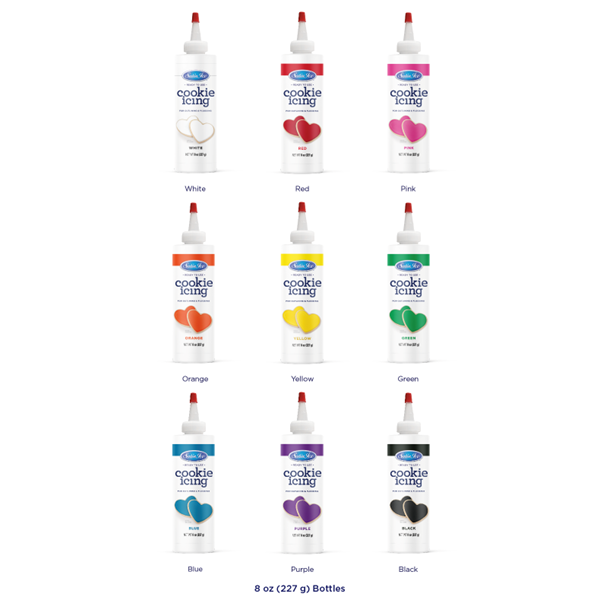 Ready-to-use Colored Cookie Icing – Lynn's Cake, Candy & Chocolate Supplies